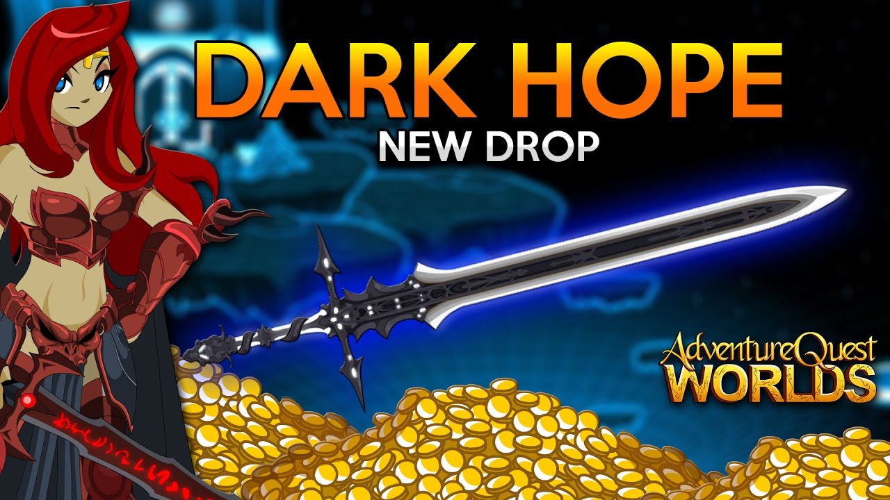 SWORD OF DARK HOPE (FREE AC DROP) AQW AdventureQuest Worlds - YouTube