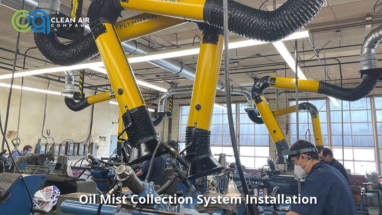 Oil Mist Collection Solution Installation - YouTube