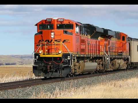 BNSF SD70ACe #9347 - Narrow Font K5LLA w/ 2-Piece 1L - YouTube