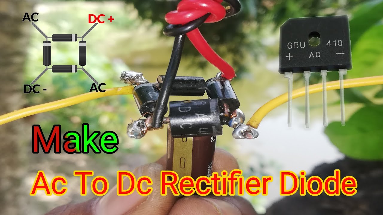 How To Make Bridge Rectifier || Rectifier Diode || Mohan Akram - YouTube