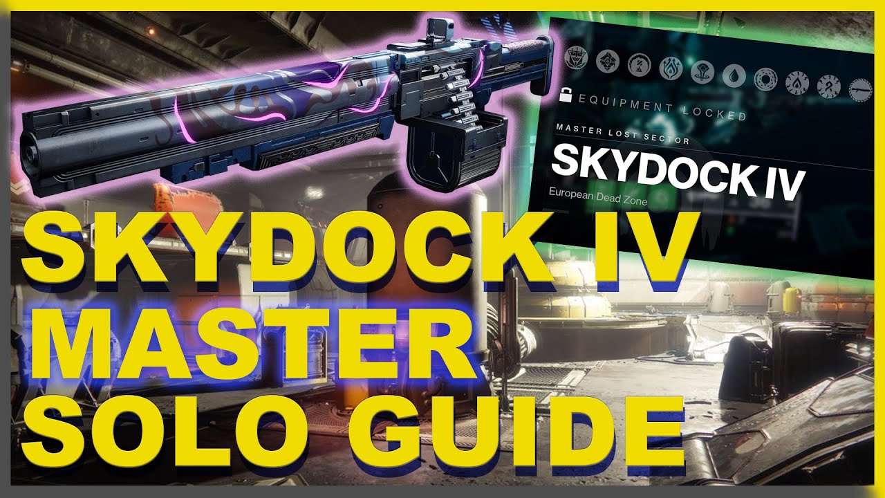 SkyDock Solo Master lost sector - Destiny 2 - YouTube