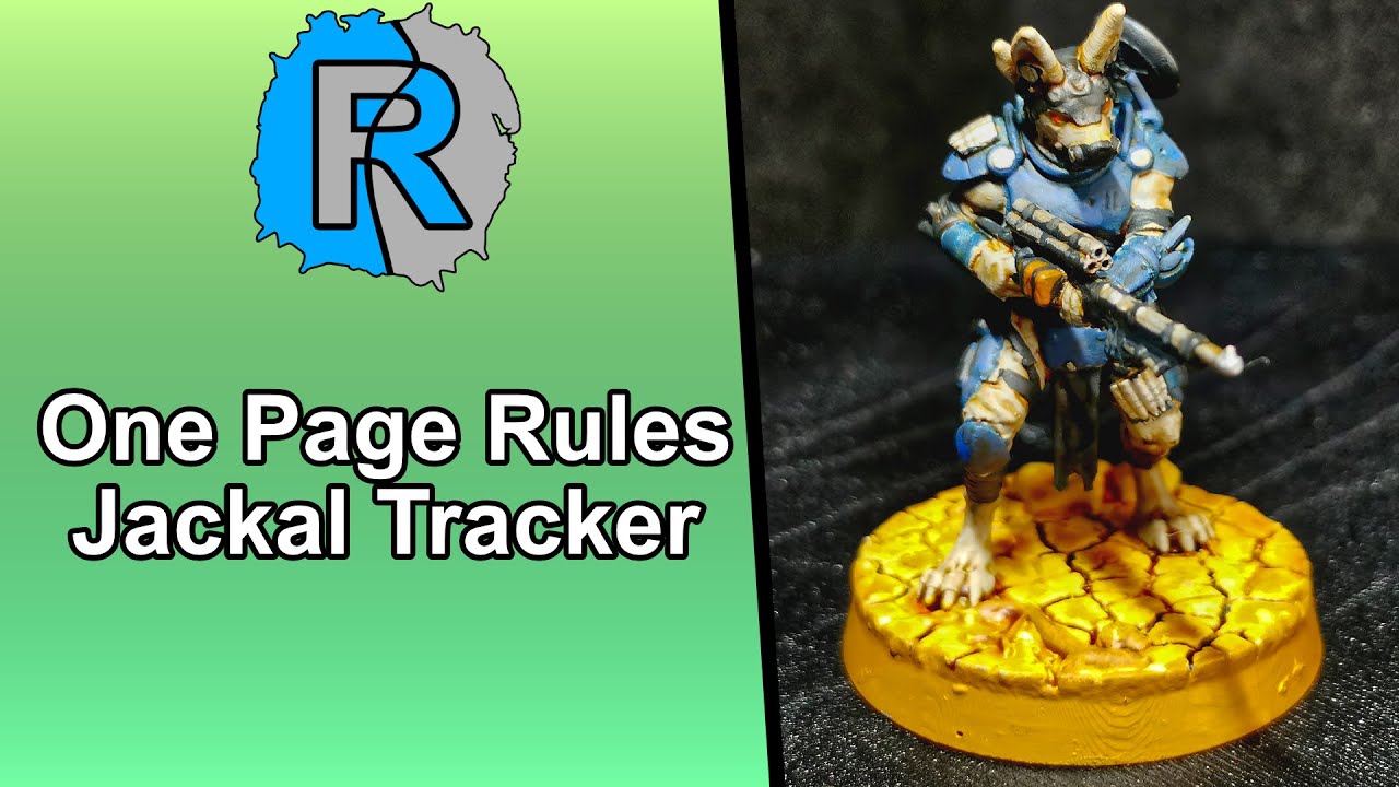 Jackals: Tracker - One Page Rules - 3D Printed Army, Grimdark Future ...