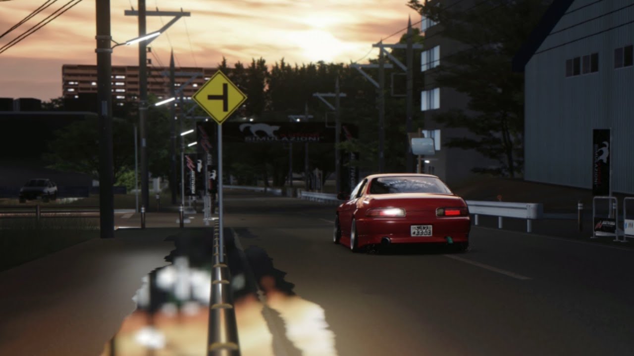 【Assetto Corsa】inano city Drift 稲野市 ドリフト - YouTube