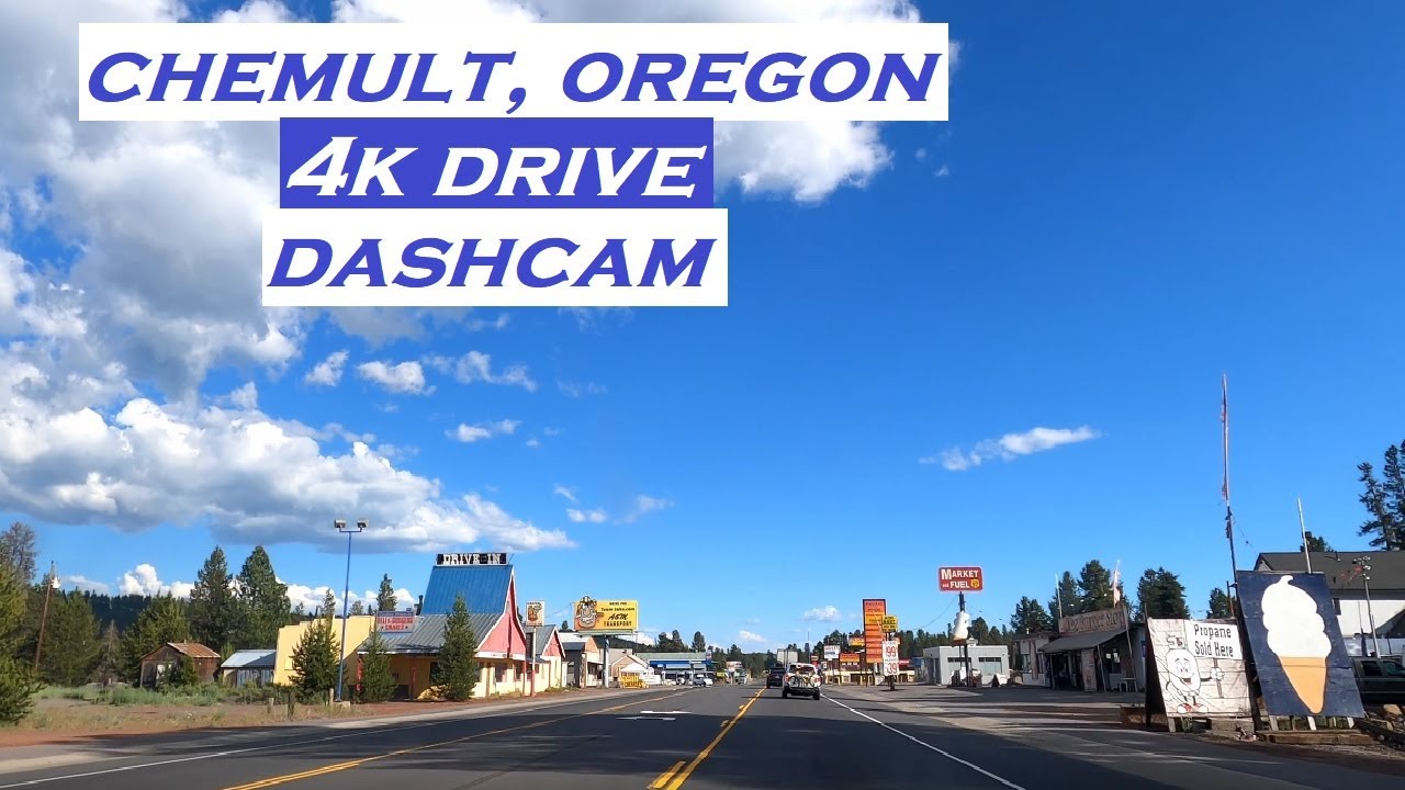 Chemult, Oregon | 4k Quick Drive | Dashcam - YouTube