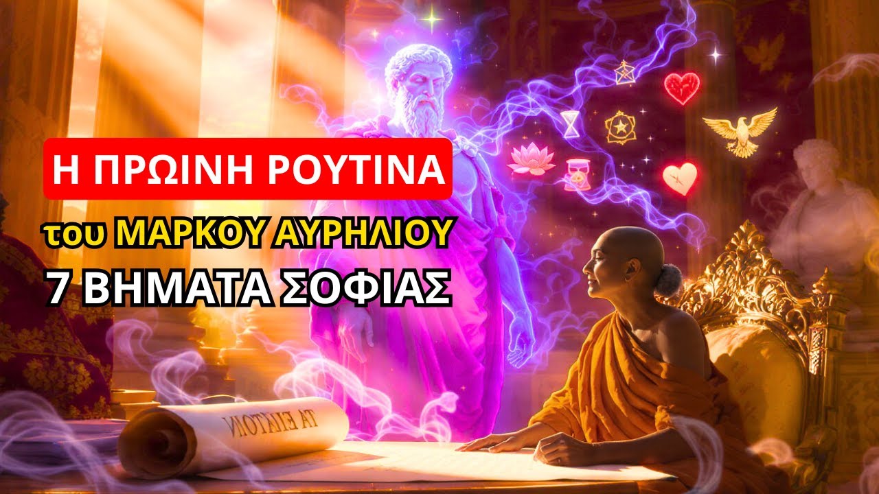 ΜΑΡΚΟΣ ΑΥΡΗΛΙΟΣ: Η ΠΡΩΙΝΗ ΡΟΥΤΙΝΑ που τον έκανε ΑΥΤΟΚΡΑΤΟΡΑ - YouTube