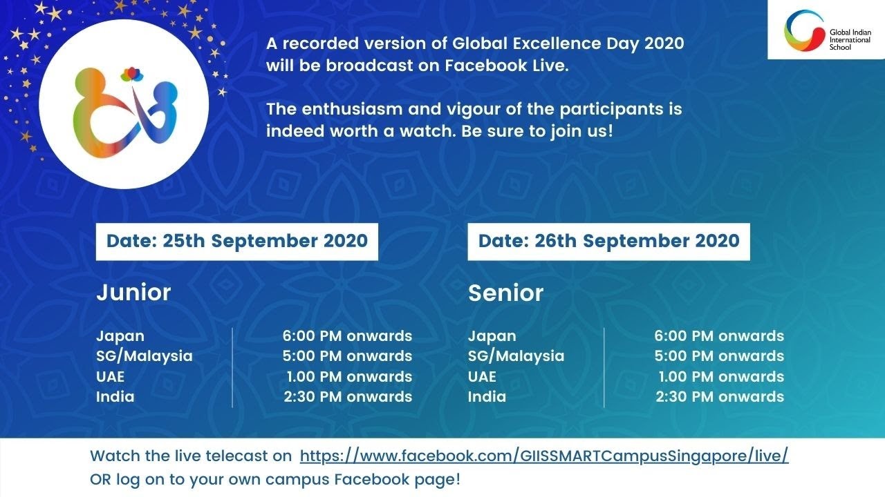 Global Excellence Day 2020 - Senior - YouTube