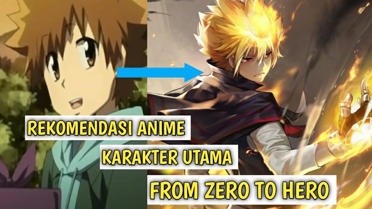 Rekomendasi Anime Yang Karakter Utamanya Zero to Hero - YouTube