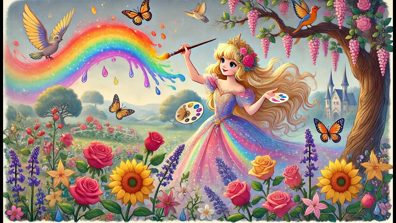 Princess Rainbow Drops: A Magical Tale of Colors and Happiness | Kids ...