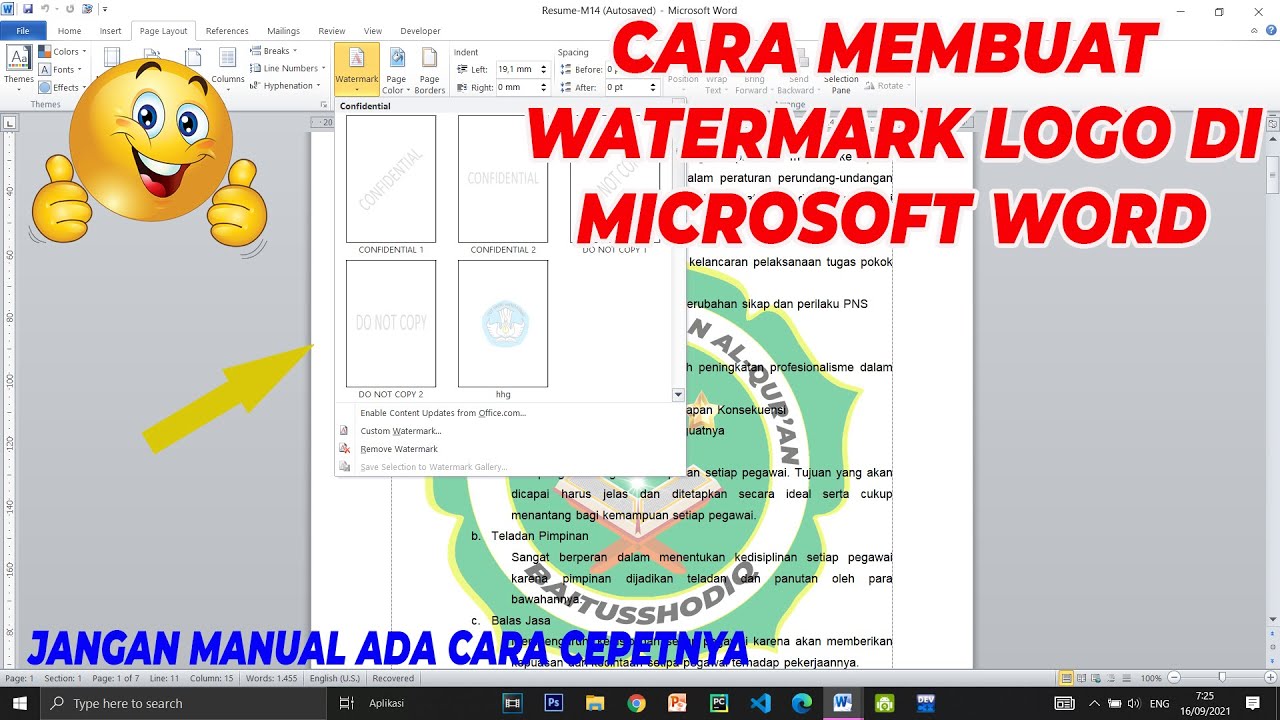 3 Cara Membuat Watermark Di Word Teks Dan Gambar Logo - vrogue.co 3 Cara Membuat Watermark Di Word Teks Dan Gambar Logo - vrogue.co