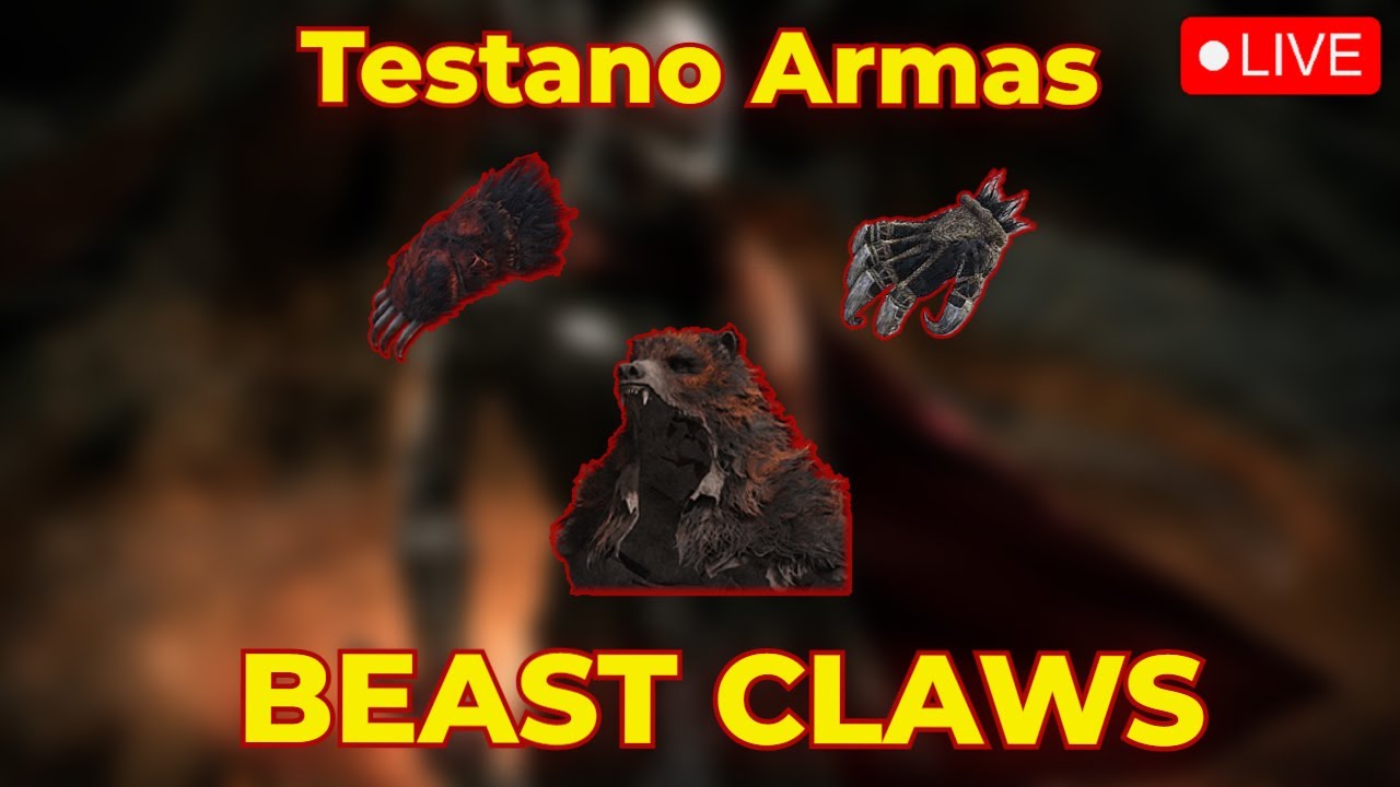 Elden Ring, testando a classe Garras da besta (BEAST CLAWS) #final ...