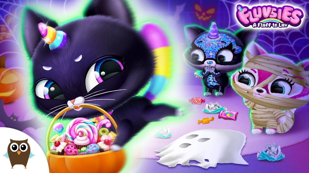 Naughty Fluvsies Kittty 🐈‍⬛ Fluvsies - A Fluff to Luv | Cute Cartoon ...