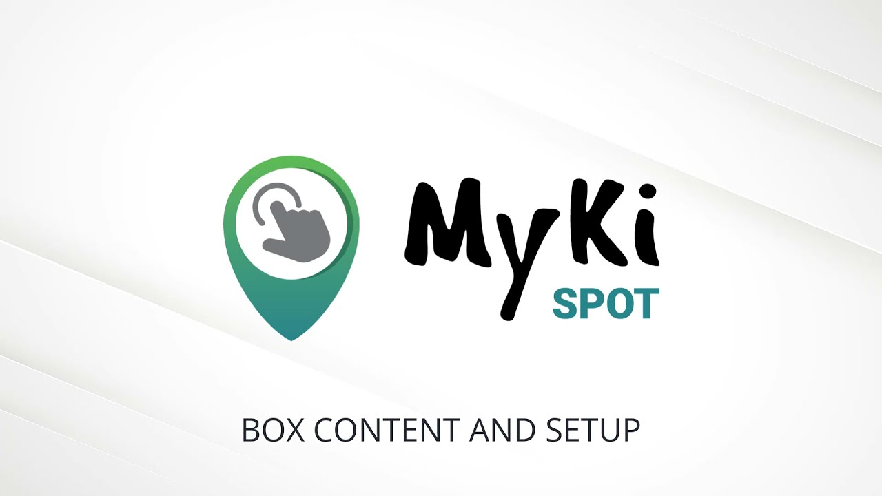 MyKi SPOT Box content and Setup - YouTube
