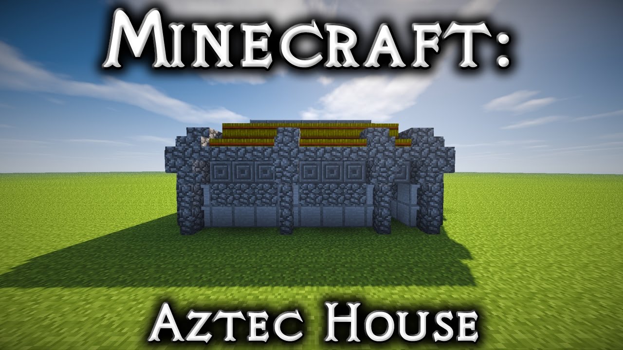 Minecraft: Aztec House Tutorial 4 - YouTube