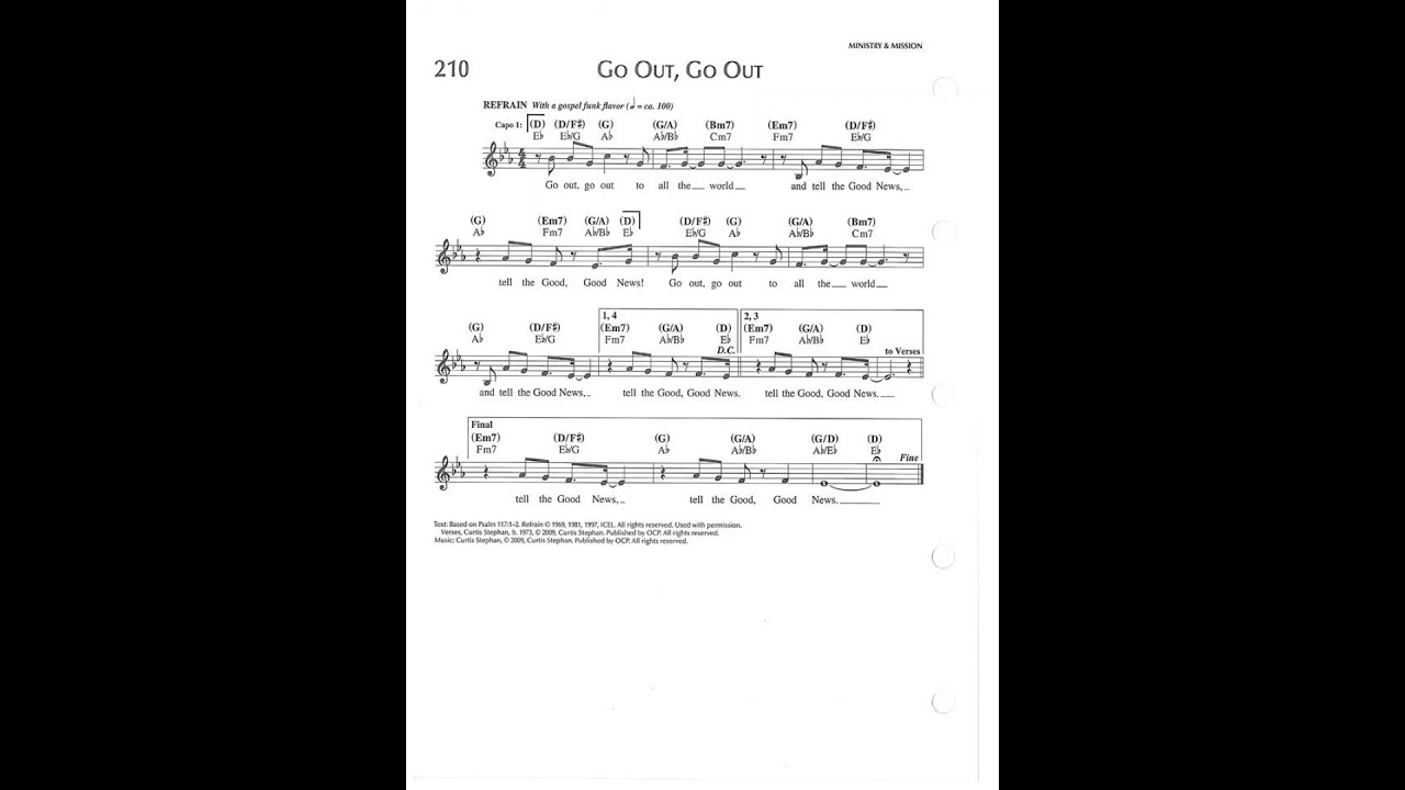 Go Out, Go Out - YouTube