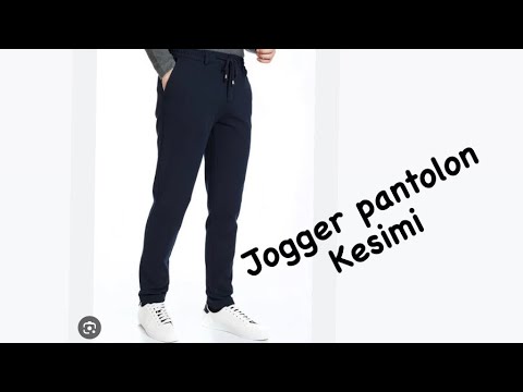 En pratik anlamlı jogger pant.kesimi jogger pants cut#pratikkesim #pratikdikişteknikleri #pantolon