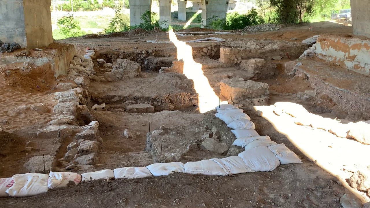 A wander through the Temple at Tel Motza - YouTube