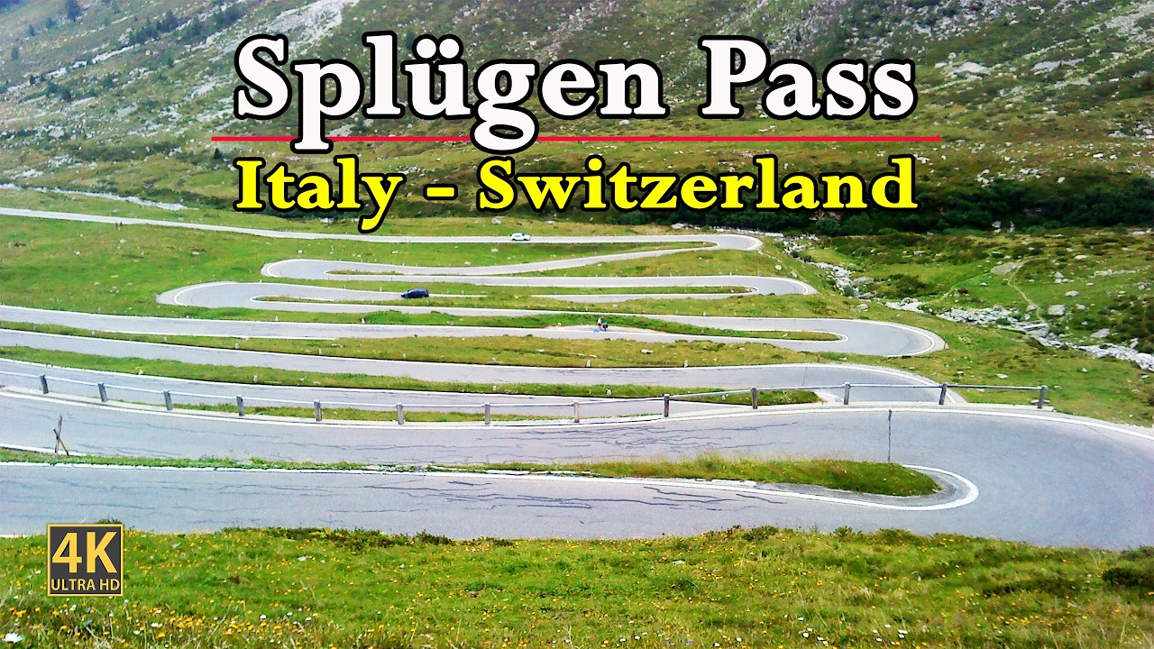 Splügen Pass in Europe | Road Trip in the Alps in stunning 4k - YouTube