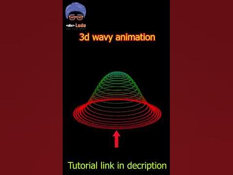 3d wavy animation by HTML&CSS only !!! #website #css #html #python - YouTube