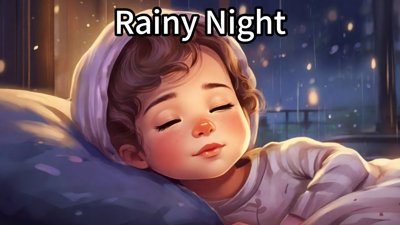 "Rainy Night", mixed with Rain Sounds, fall asleep in 5 mins, 3-hour lullaby for sleep - YouTube