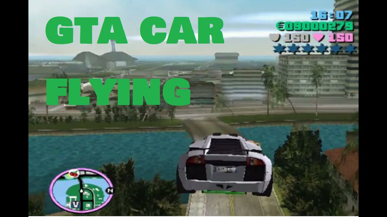 Gta Vc Lyari Express jumping crossing the car hd - YouTube