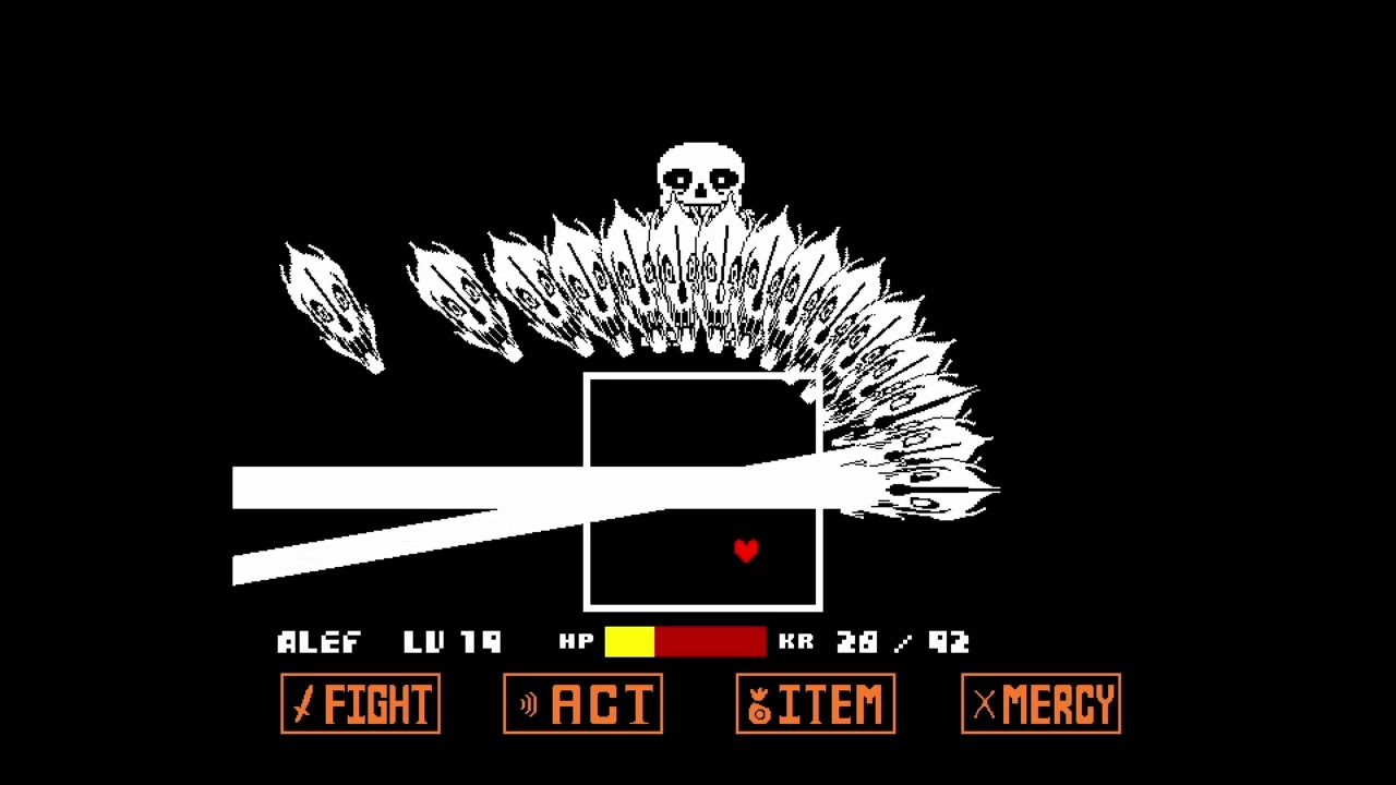 (Undertale PS4) sans Boss Fight - YouTube