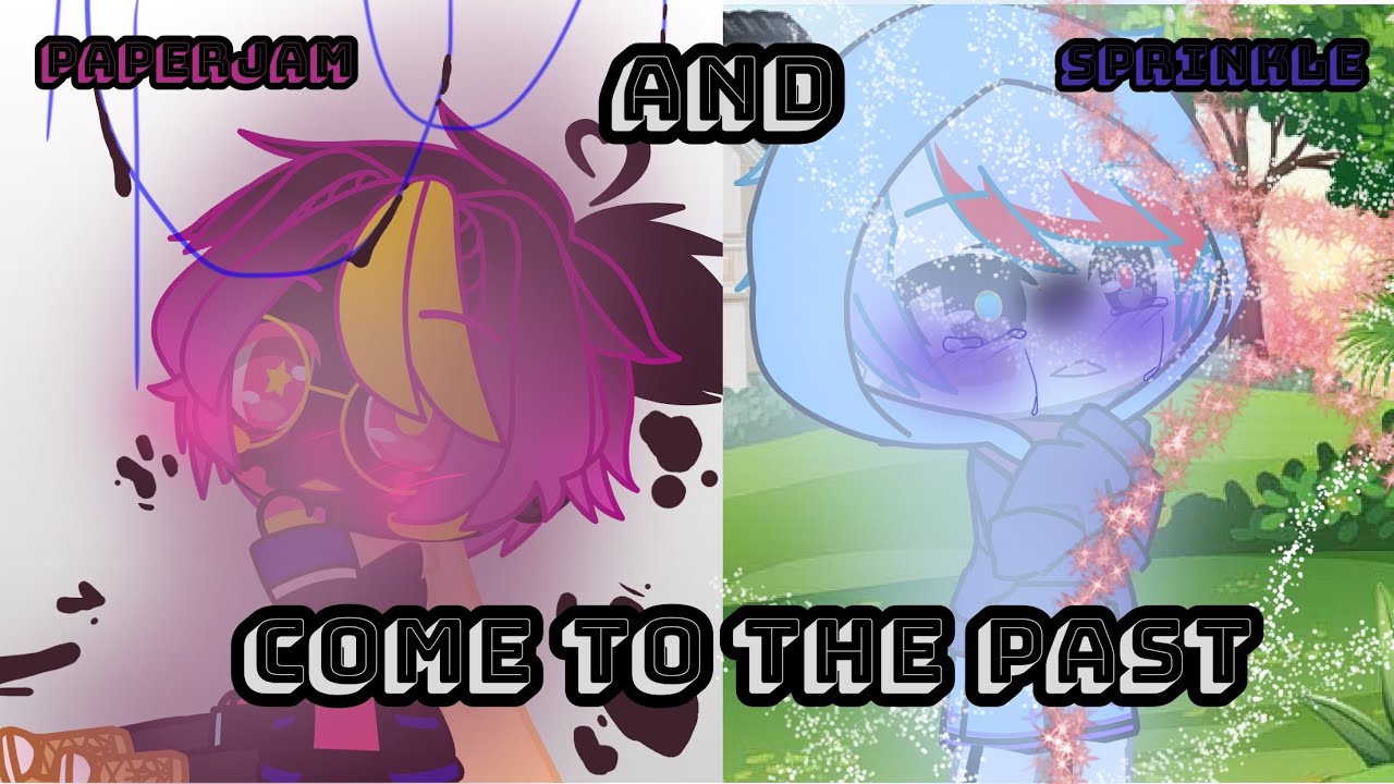 💙PaperJam and Sprinkle💜 come to the past I Undertale Au's Sans I ...
