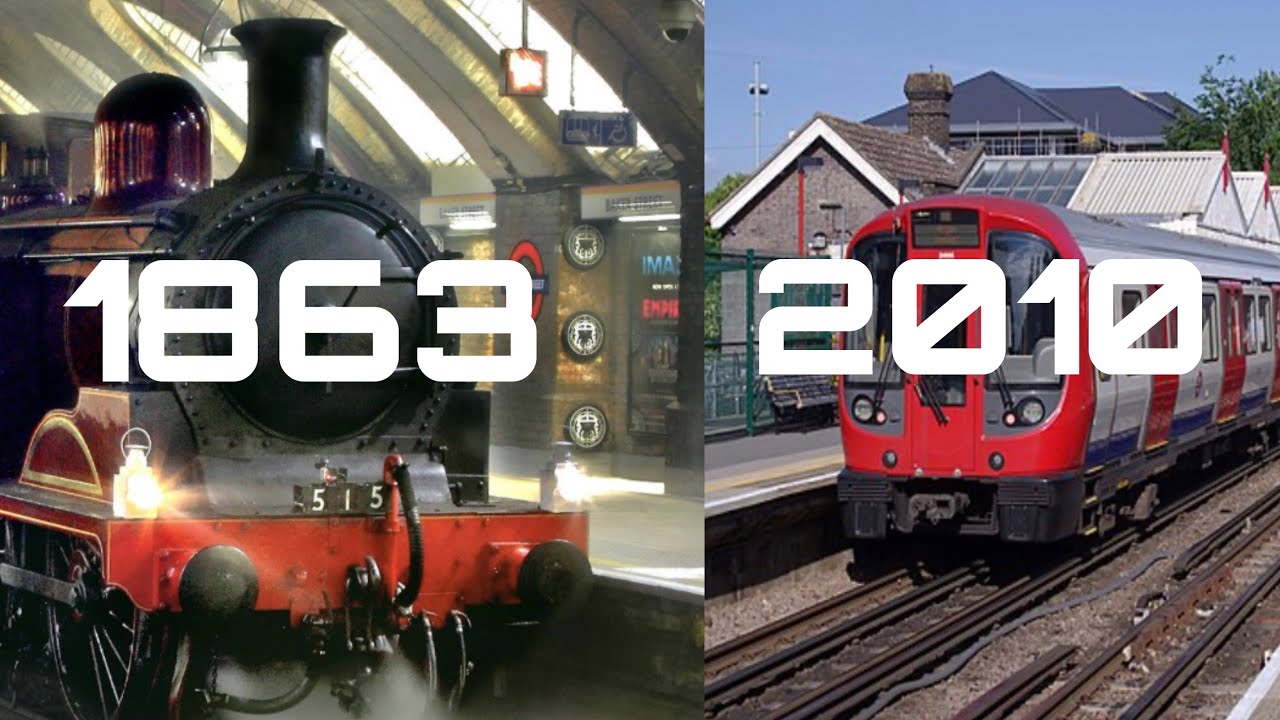 TFL train evolution - YouTube