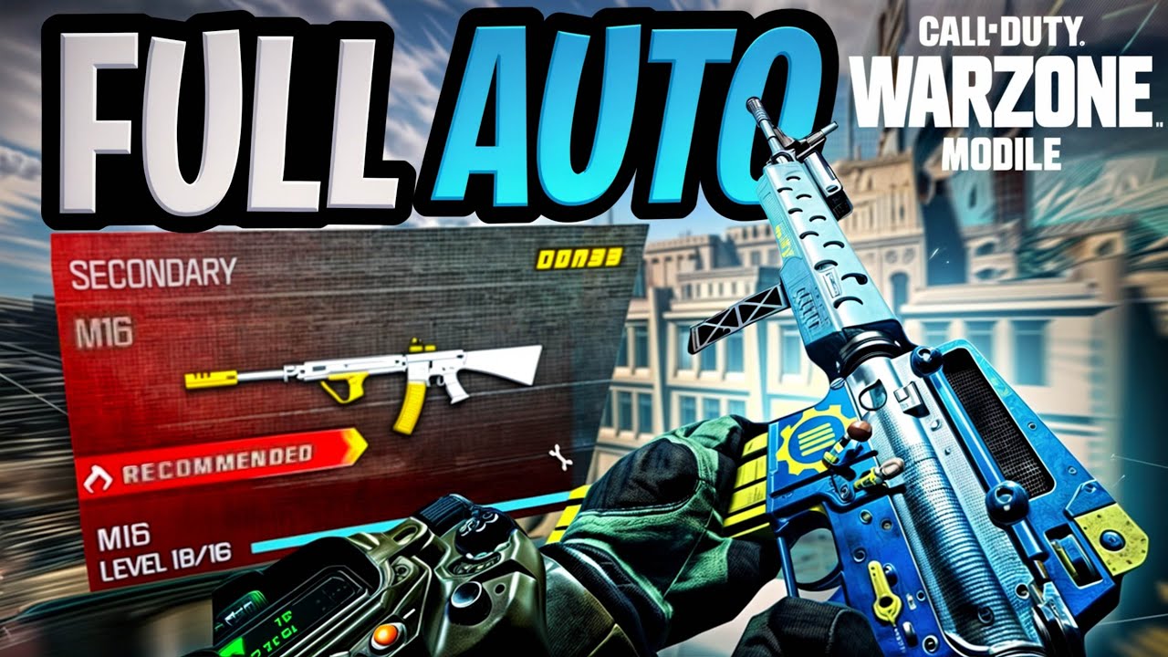 The NEW FULL AUTO M16 is META on Rebirth Island! Warzone Mobile - YouTube