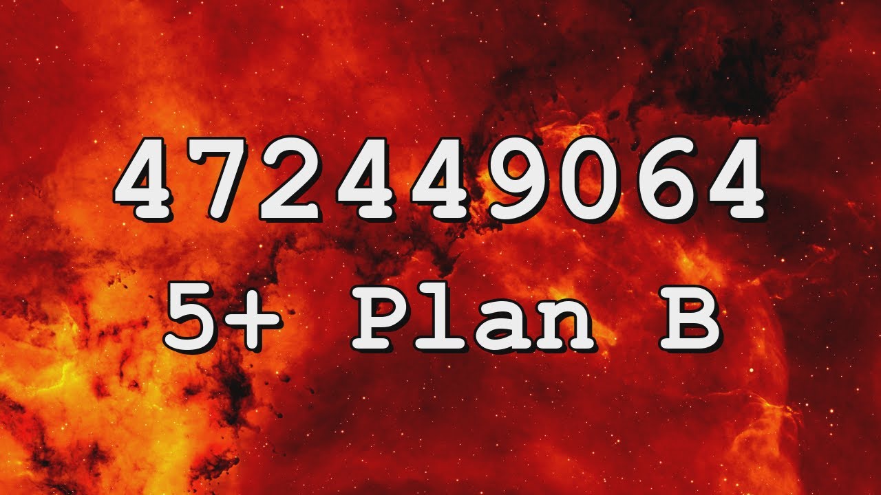 5+ Plan B Roblox Music Codes - YouTube