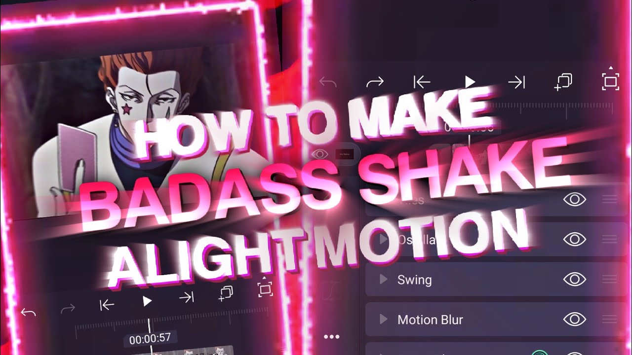 HOW TO MAKE SMOOTH BADASS SHAKE !!! Alight motion 4.0 | AMV TUTORIAL - AE inspired - YouTube