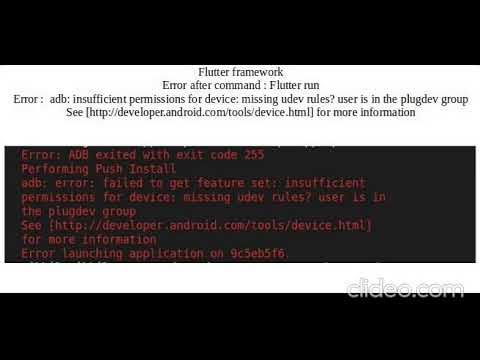 [Solved] adb: insufficient permissions for device: missing udev rules? user is in the plugdev ...