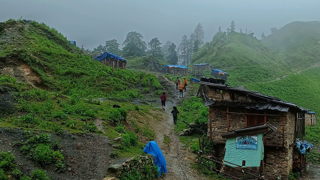 Simple The Best Rural Village Life Into Rainy Season||Most Beautiful ...