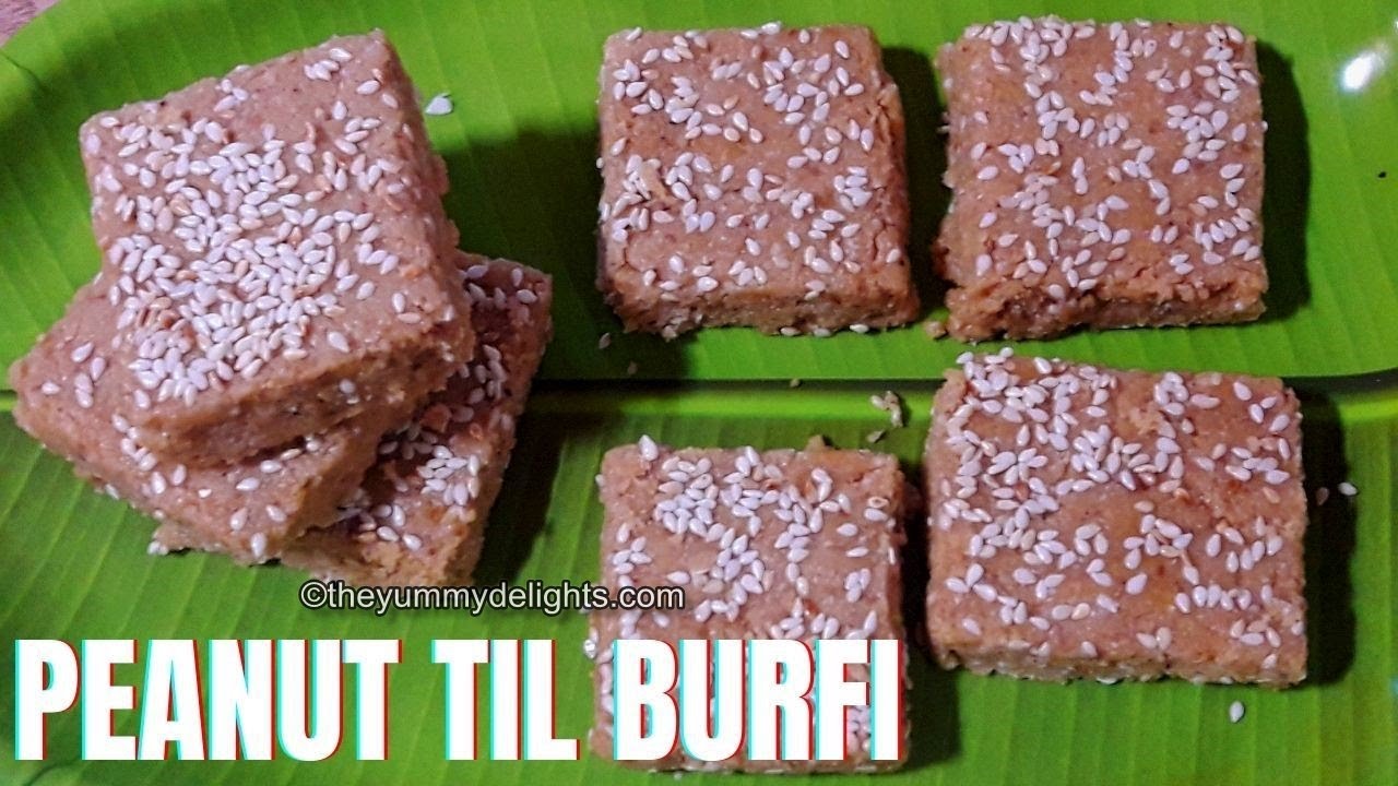Soft peanut til burfi | Peanut burfi recipe | moongfali til burfi ...