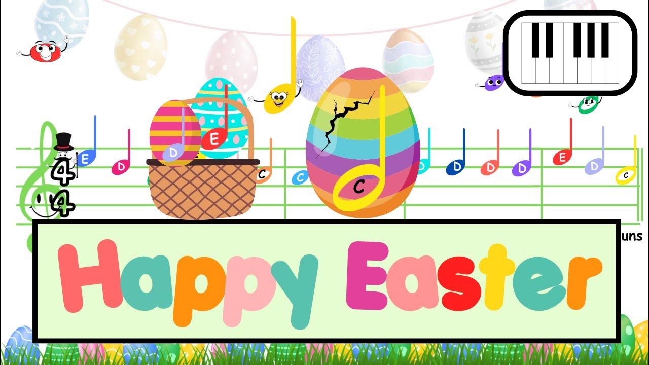 Music Easter Adventure: Egg Hunt & 'Hot Cross Buns' with Smiley Note ...