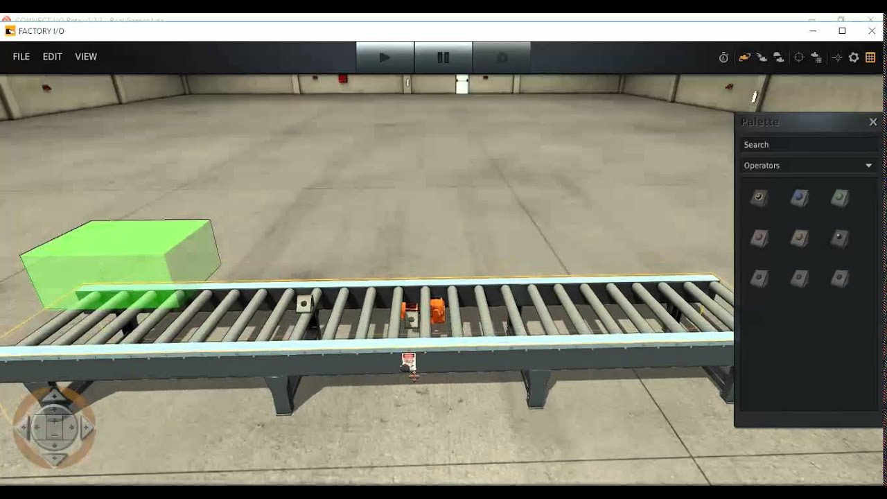 SIMATIC S7-300 PLCSIM to control the Conveyor. - YouTube