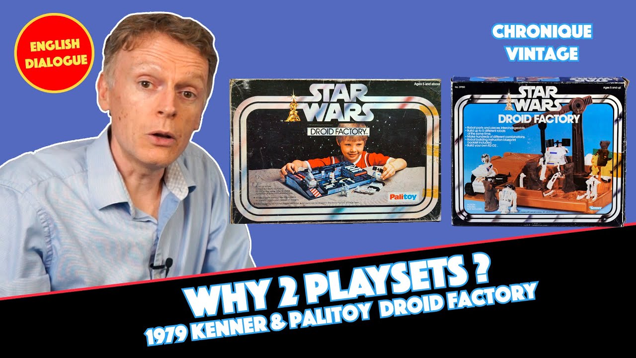 Why 2 Playsets ? 1979 Vintage Star Wars Palitoy Kenner Droid Factory ...