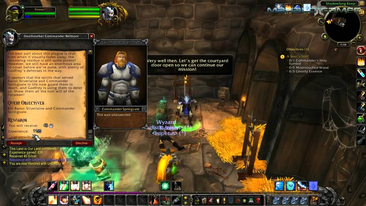 WoW Cataclysm Shadowfang Keep Walkthrough - Part 1 - YouTube