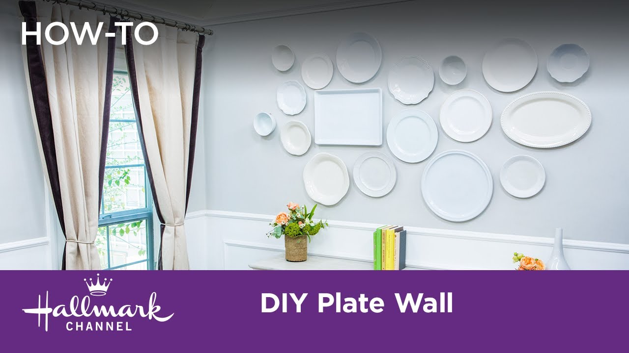 DIY Plate Wall - Home & Family - YouTube