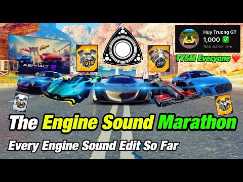 When The Cars Have NEW ENGINE SOUNDS - ASPHALT Legends & ASPHALT 8