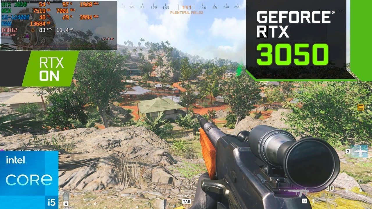 Call of Duty Warzone : RTX 3050 8GB + i5-12400f : Ultra Graphics, RTX ...