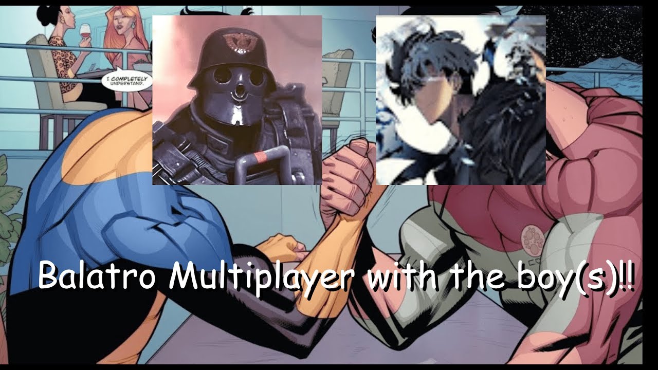 Balatro multiplayer with the boys! (or boy I guess) - YouTube