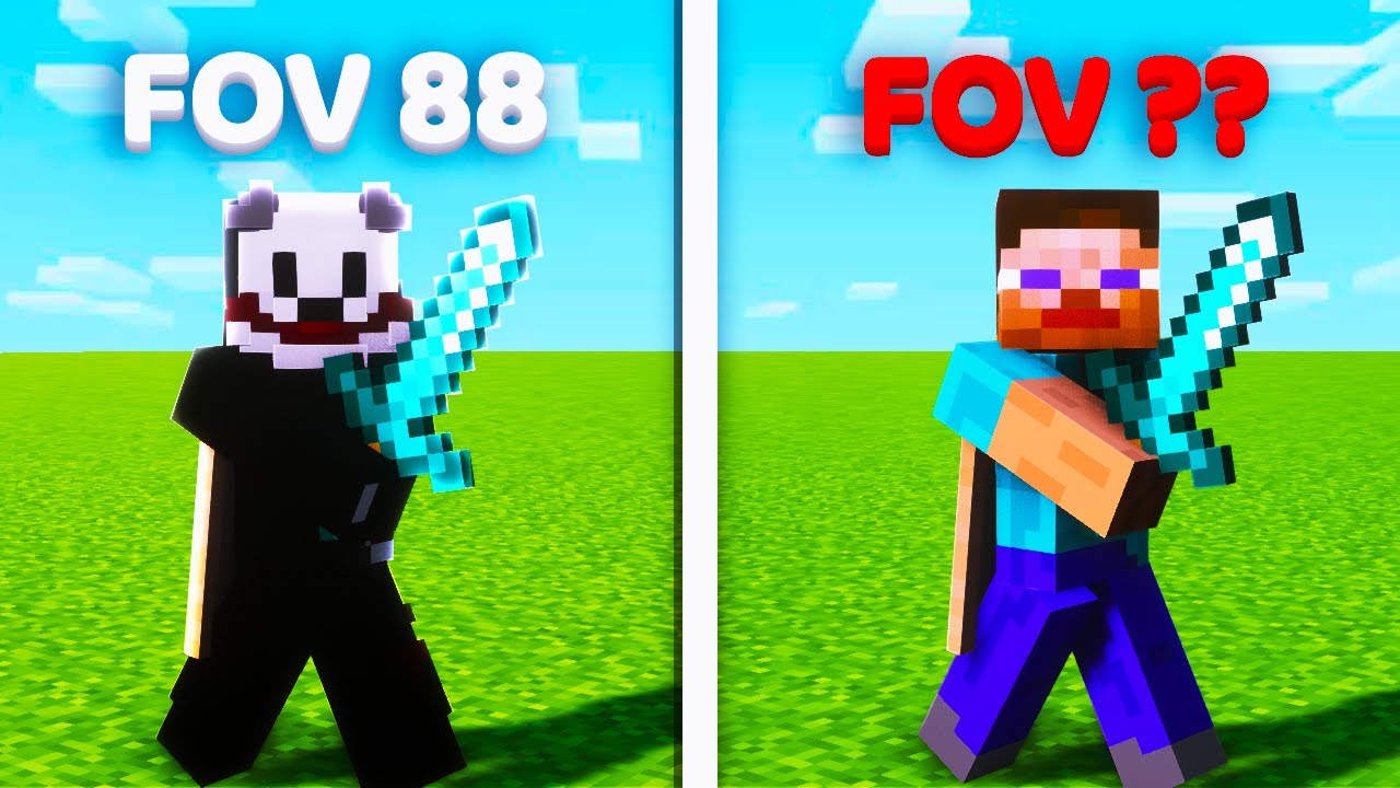 Best Fov for minecraft pvp 1.9 - YouTube