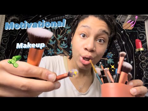 ASMR - Makeup & Motivation (Katherine) - YouTube