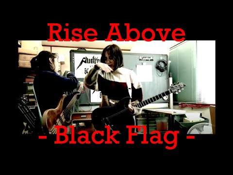 Black Flag - Rise Above Cover - guitar and bass #ブラックフラッグ - YouTube
