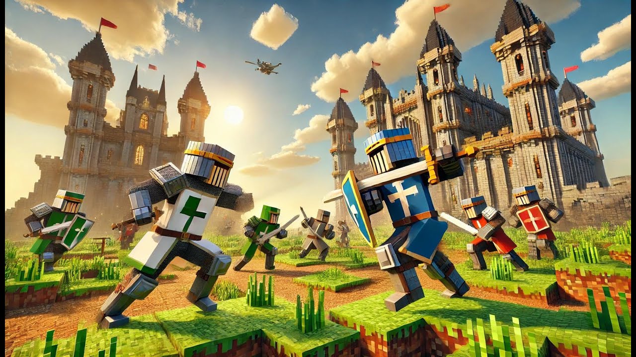 Minecraft: Evolua, Construa e Lute! Quem Será o Melhor Guerreiro? - YouTube