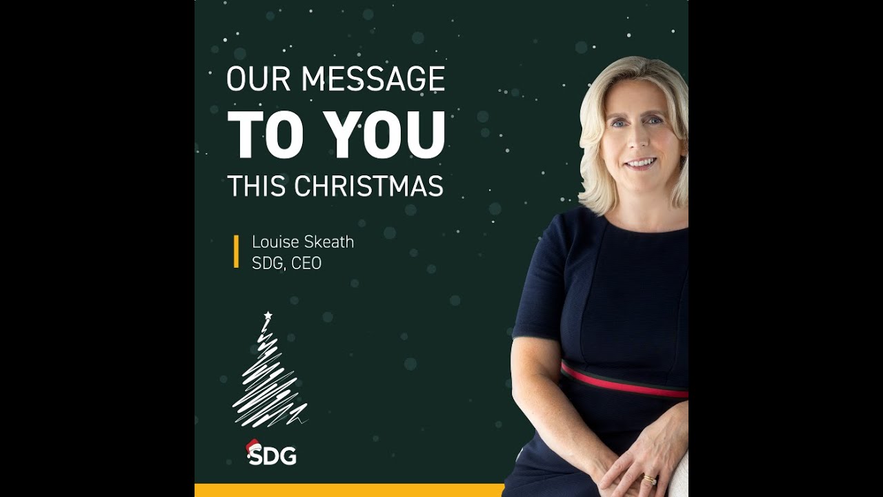 A message from SDG this Christmas - SDG - YouTube
