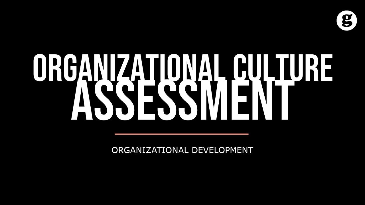 Organizational Culture Assessment - YouTube