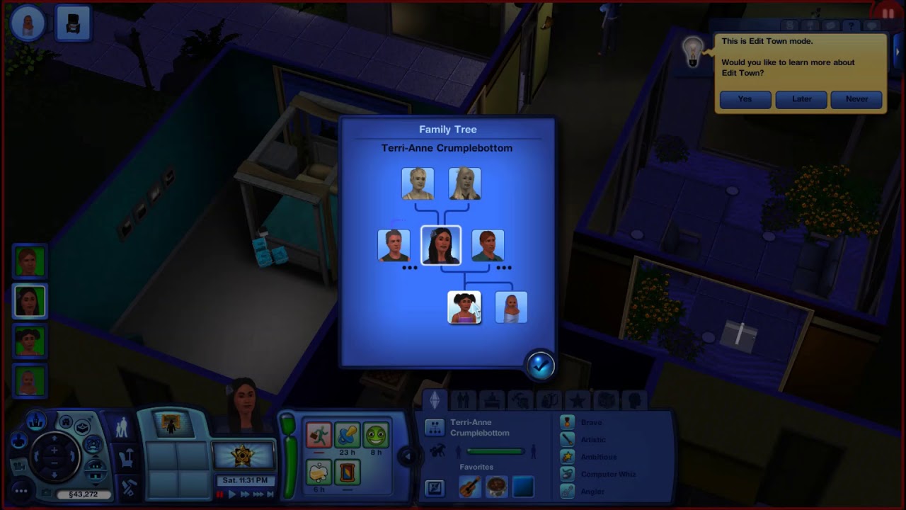 THE SIMS 3 - CRUMPLEBOTTOM FAMILY TREE - YouTube