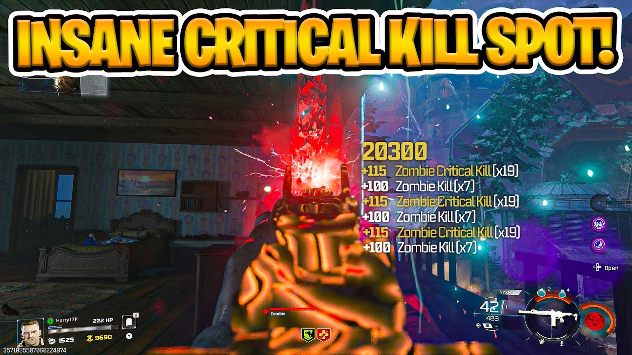 INSANE CRITICAL KILL FARM in BO7 Zombies! - YouTube