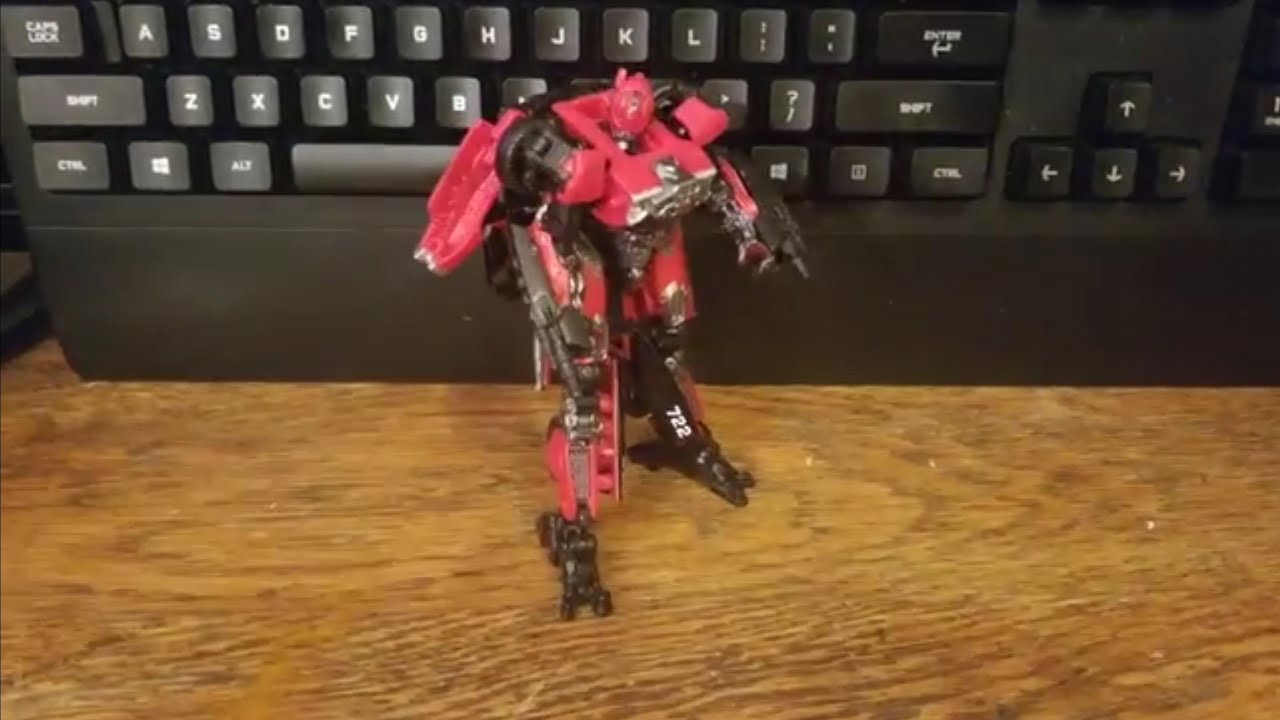 Decepticon shatter stop motion transformation - YouTube